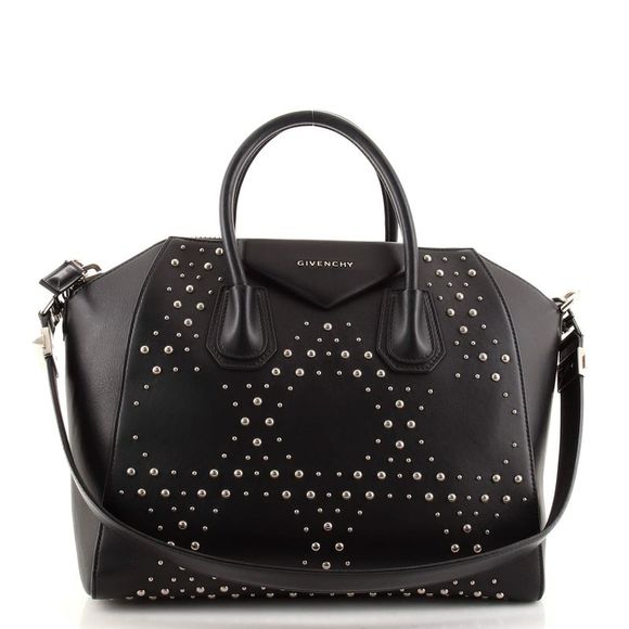 Givenchy | Bags | Givenchy Antigona Bag Studded Leather Medium Black ...